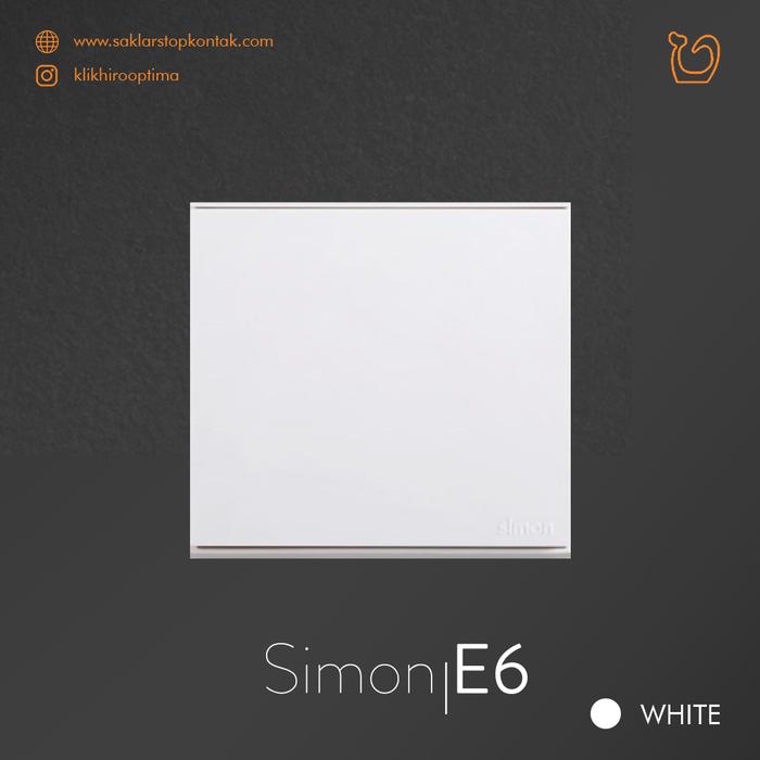 Jual Saklar Simon E6 1 Gang 2 Arah Hotel Engkel White Putih - dark grey ...