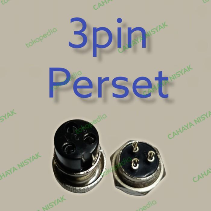 Jual Konektor CB 3 PIN connector jack jak jek jeck soket conector 3 P ...