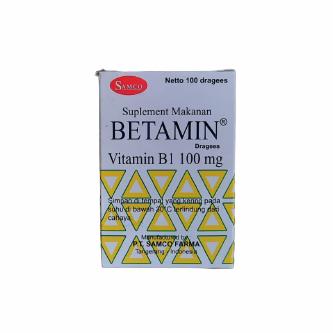 Jual Betamin Vitamin B1 100mg isi 100 Tablet - Kota Denpasar - Apotek ...