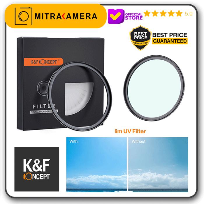 Jual K&F Concept Green Multi-Coated German Optics Slim UV Filter 82mm ...
