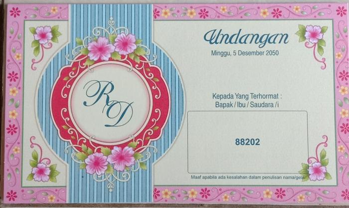 Jual Blangko Undangan Pernikahan ERA BARU / ERBA 88202 COVER Harga ...