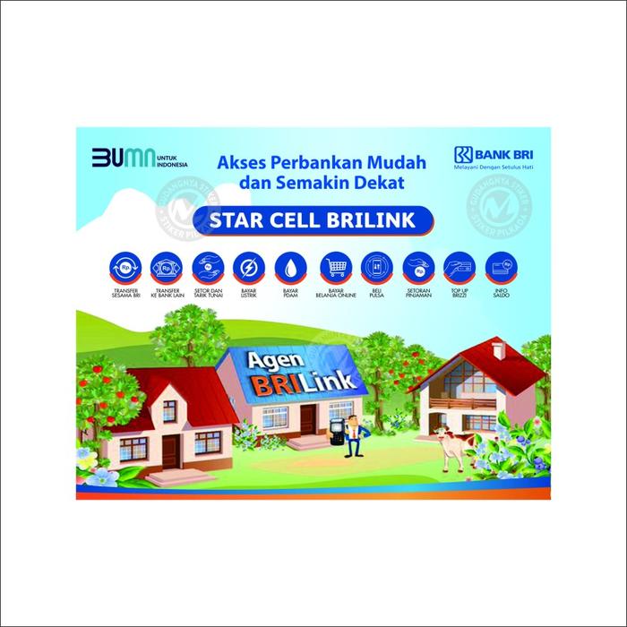 Jual STIKER VYNIL KACA, TEMBOK, NEON BOX, MEJA BRILINK - 60X45CM - Kota ...