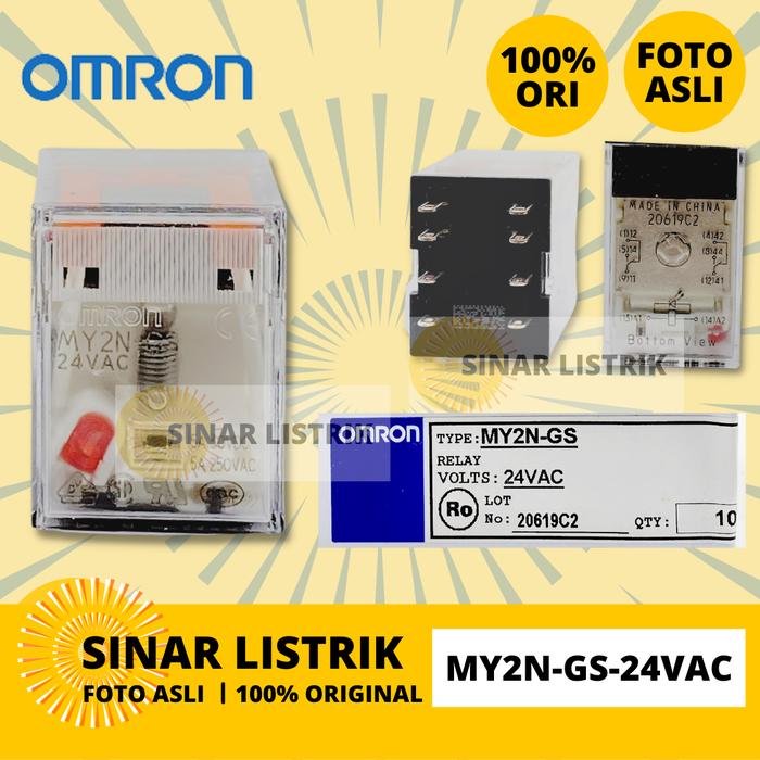Jual OMRON RELAY MY2N-GS-24VAC MY2N GS 24VAC 8PIN - Jakarta Pusat ...