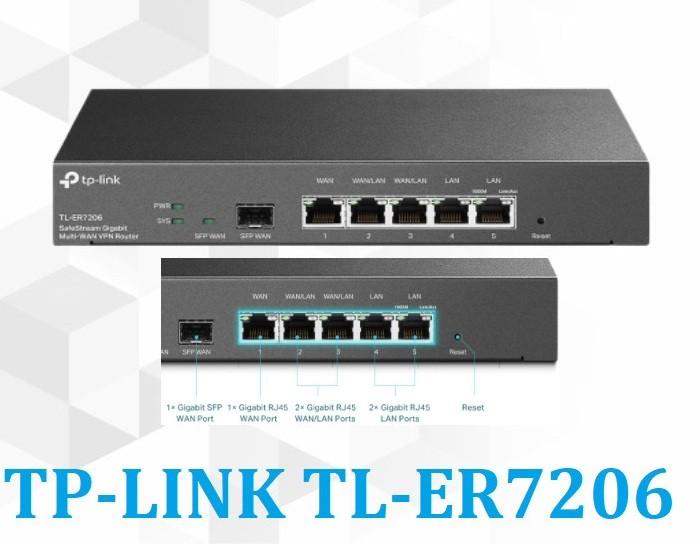 Jual TP-Link / TPLink TL-ER7206 SafeStream Gigabit MultiWAN VPN Router ...