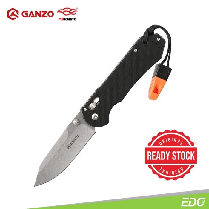 Promo Ganzo G7452-BK-WS 440C Steel G10 Black Survival Camping Tools - Kota Semarang - EDC ID ...