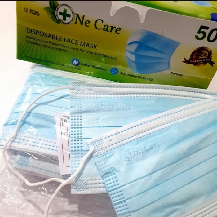 Jual MASKER 3PLY ISI 50 PCS EARLOOP I-CARE 3 PLY FACE MASK ICARE ...