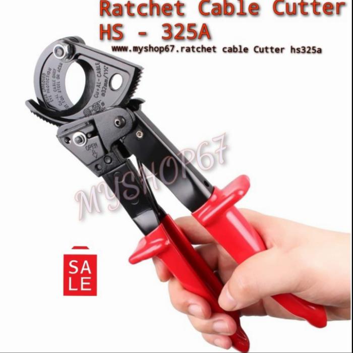 Jual Rachet Cable Cutter HS-325A Tang Potong Kabel - Jakarta Pusat ...
