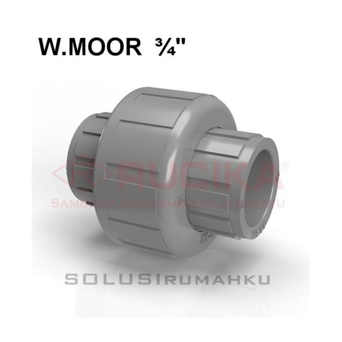 Jual Watermur 3/4" RUCIKA AW Polos - Union Socket Watermoor 3/4 Inch In ...