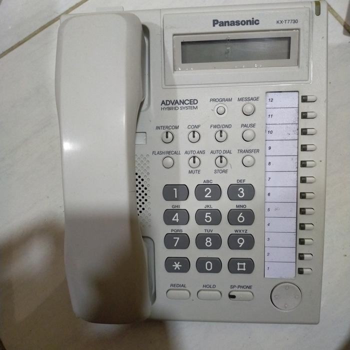 Jual Telepon PANASONIC KX-T 7730 digital - Putih - Jakarta Barat ...