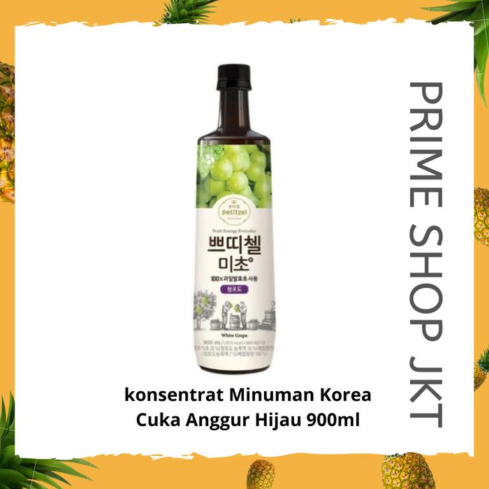 Jual Cj Petitzel Konsentrat Minuma Korea Cuka Anggur Hijau 900ml Fruit ...