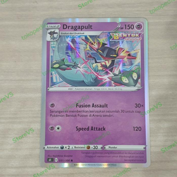 Jual Dragapult Foil (Free EvoLine) S8 - Pokemon TCG Indonesia - Jakarta ...