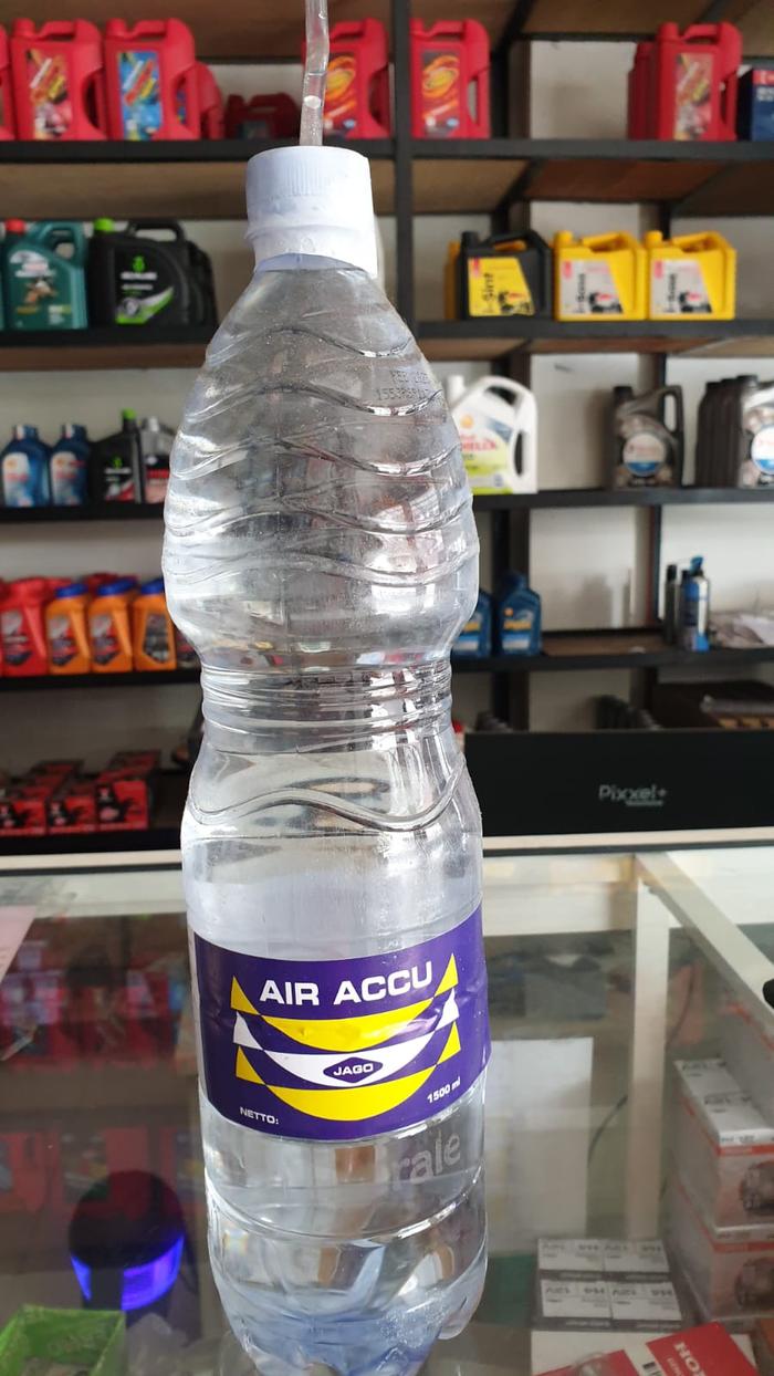 Jual Air Aki Air Accu Biasa Biru Merk Jago 1,5 Liter - Kab. Sleman ...