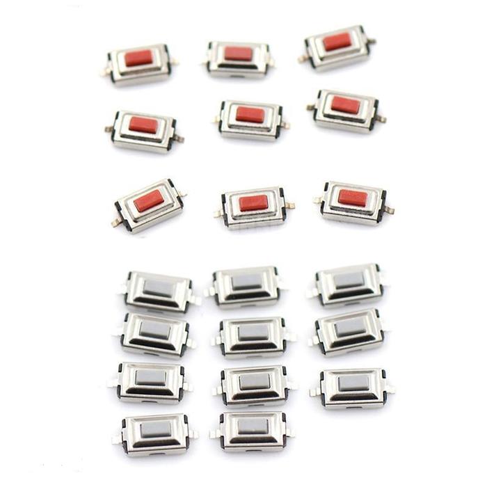 Jual 3x6x2.5mm Tactile Push Button Switch Tact Micro Switch 2 Pin SMD ...