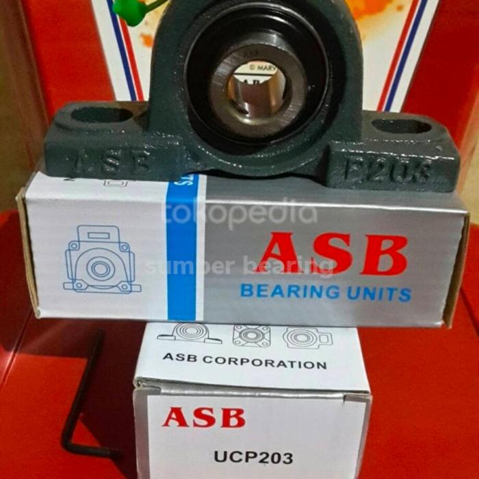 Jual Pillow Block Bearing UCP 203 as 17 mm merk ASB - Jakarta Barat - sumber bearings perkasa ...
