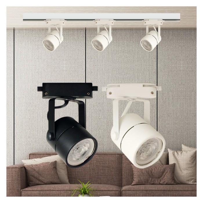 Jual Lampu Track light SET LED ( Rel Panjang 1 Meter ) - BODY HITAM E27 ...
