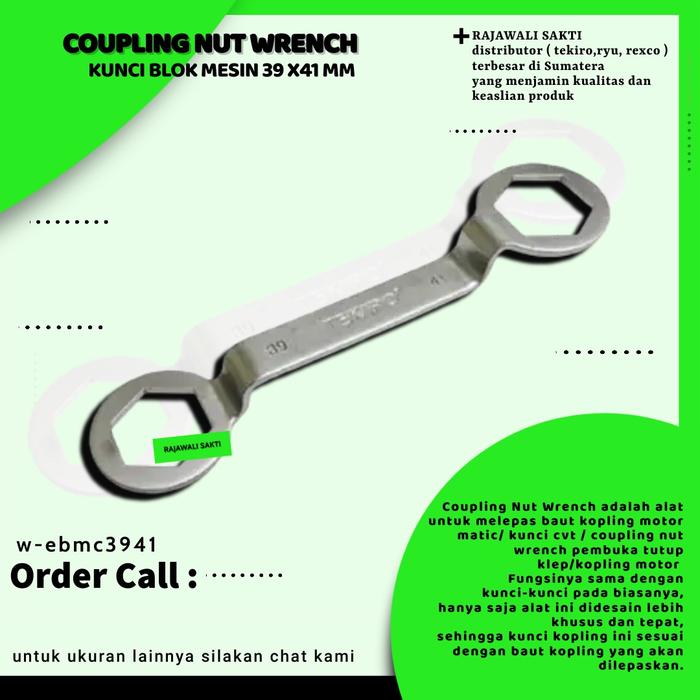 Jual TEKIRO KUNCI BLOK MESIN MOTOR MATIC 39X41 / COUPLING ENGINE BLOCK ...