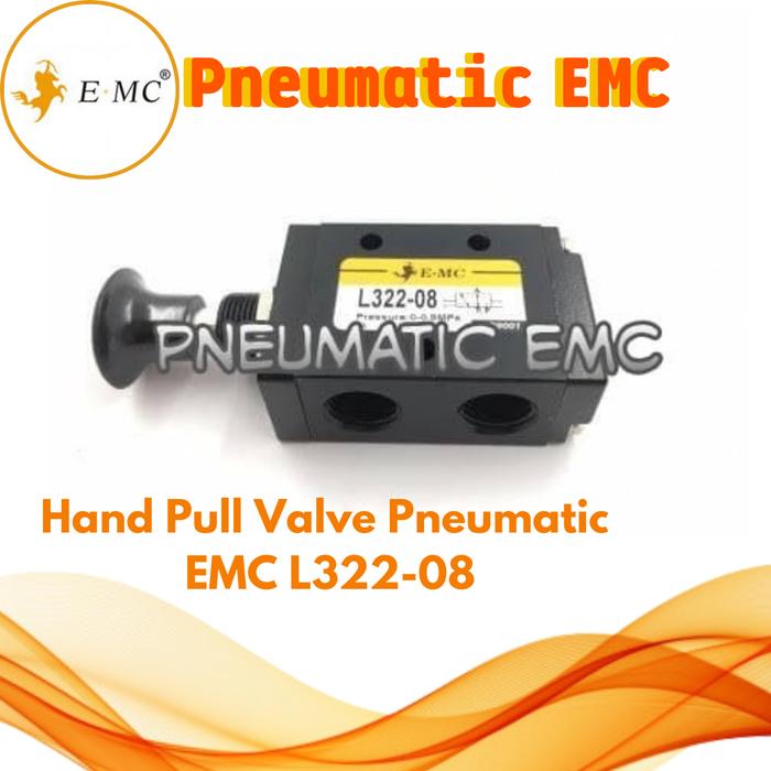 Jual Hand Pull Valve Pneumatic EMC L322-08 - Jakarta Barat - Hydraulic ...