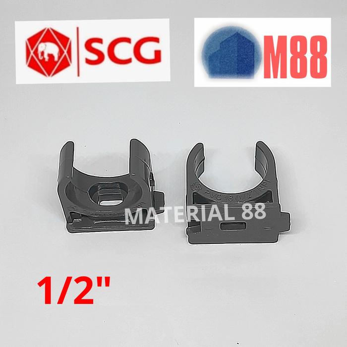 Jual SCG Klip Pipa 1/2 inch PVC - Klem Clip Pipe 0.5 - Kab. Bogor ...