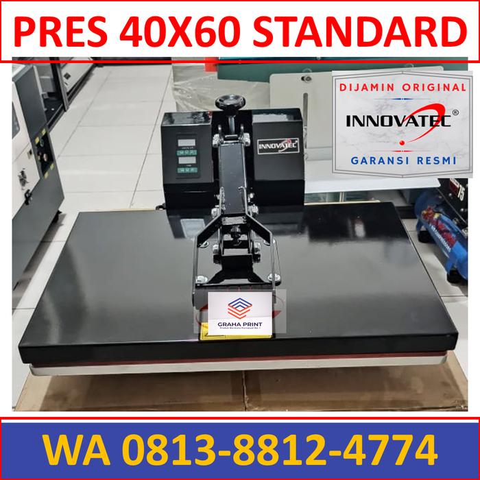 Jual Mesin Press Kaos 40x60 Hitam Alat Sablon Heat Pres Baju Jersi ...