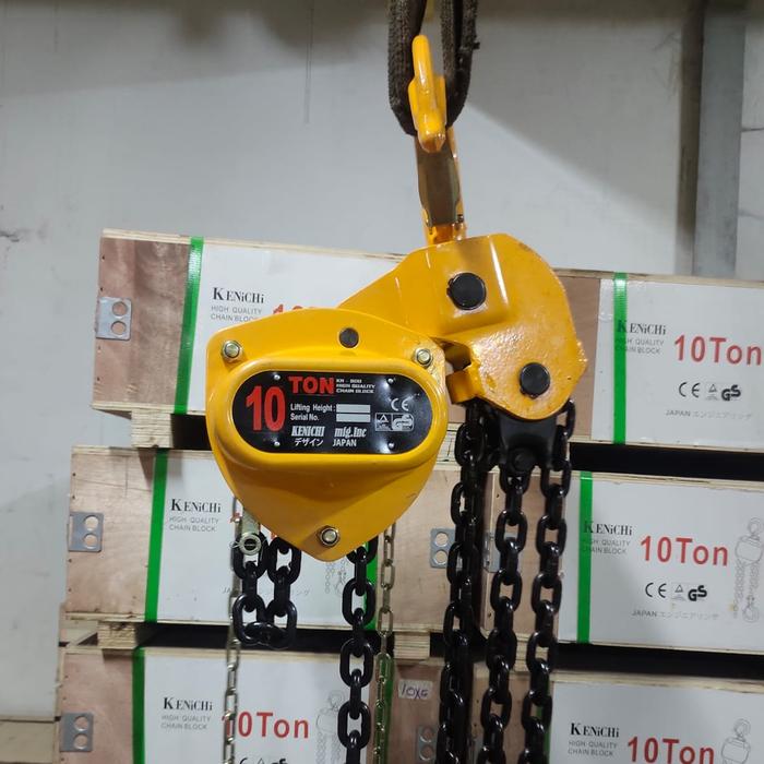 Jual KENICHI ChainBlock Caps 10 Ton x 6 Meter " JAPAN" - Kota Tangerang ...