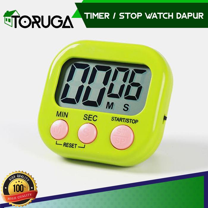 Jual DIGITAL KITCHEN TIMER JAM ALARM STOPWATCH ALAT MASAK DAPUR - Hijau ...