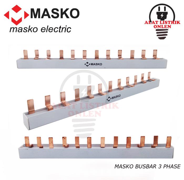 Jual BUSBAR SISIR MCB 1 Phase & 3 Phase MASKO - 3P - Kota Surabaya ...