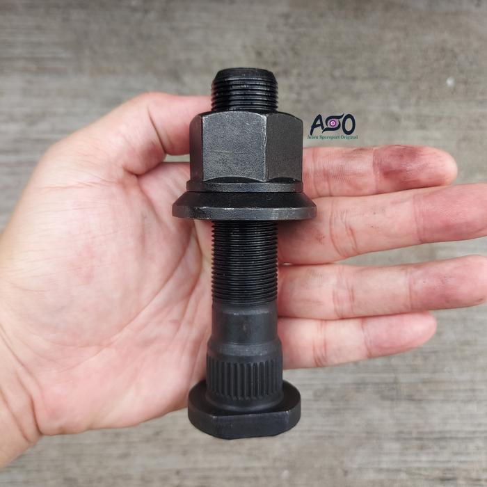 Jual Baut Roda Buntut Trailer Fuwa Lubang Lobang Sepuluh 10 Halus Coak ...