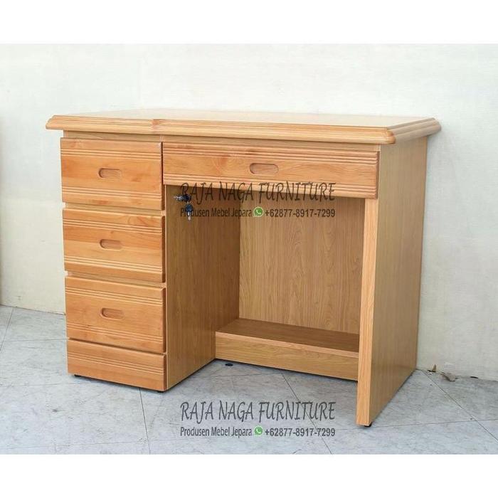 Jual Meja Kantor 1/2 Biro Kayu Jati 3 Laci Mebel Jepara Minimalis - Kab. Jepara - RAJA NAGA ...