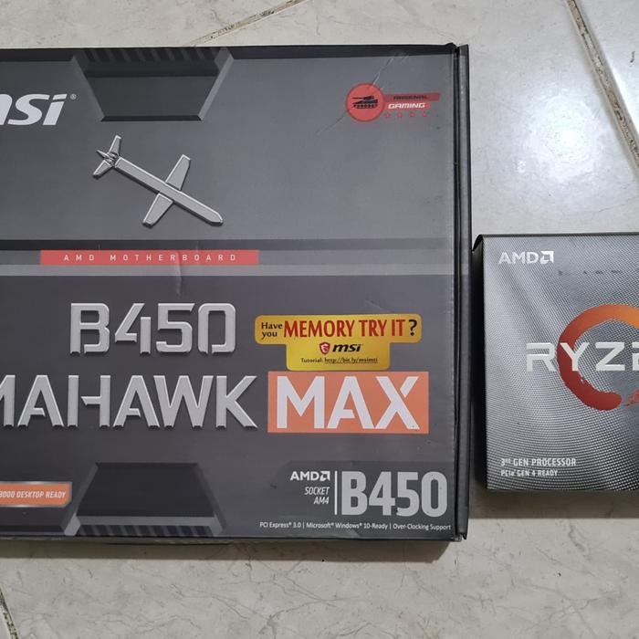 MSI B450 Tomahawk Max AMD Ryzen AM4 Motherboard Inox Wind