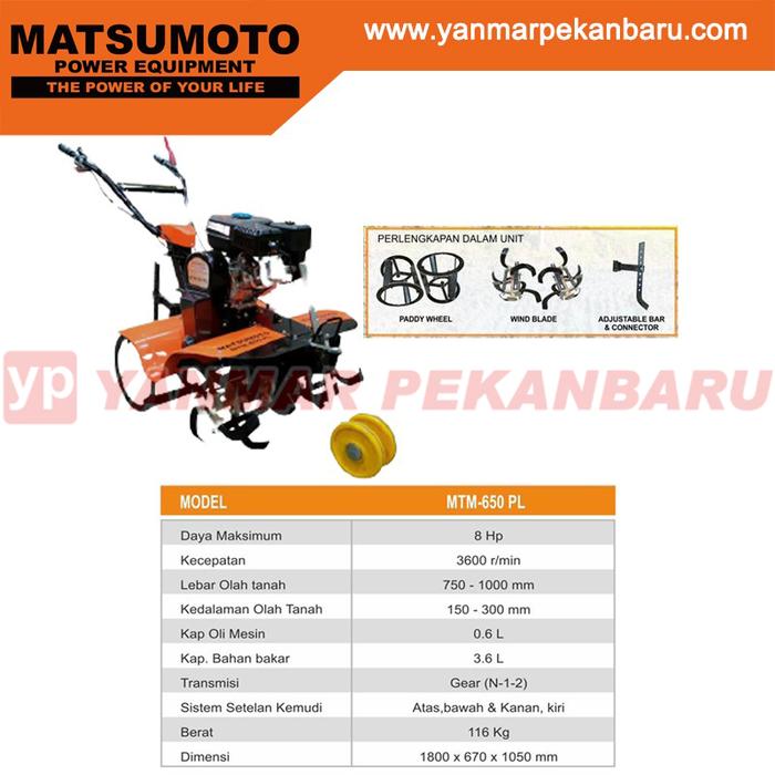 Jual Mesin Bajak Sawah / Traktor Tangan / Mini Tiller MTM 650 PL ...