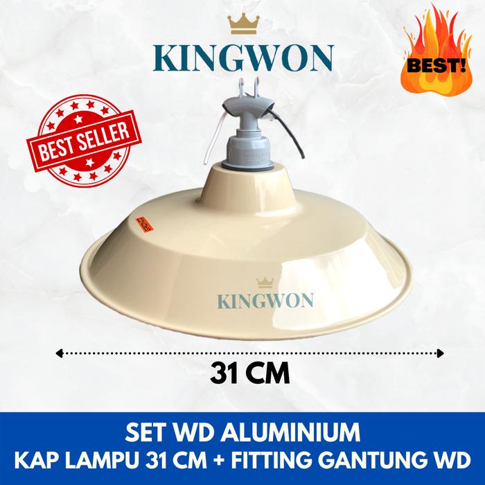Jual KAP LAMPU Jalan SATU SET KAP WD + FITTING GANTUNG KERAMIK ALUMINIUM - Kota Surabaya ...