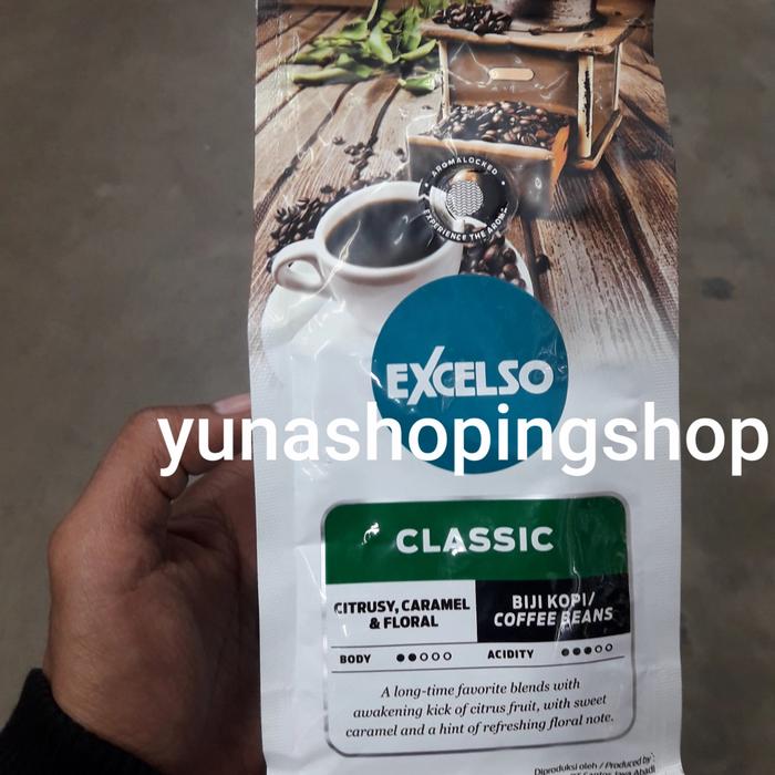 Jual EXCELSO COFFEE BEANS CLASSIC- BIJI KOPI 200 GRAM - Jakarta Selatan ...