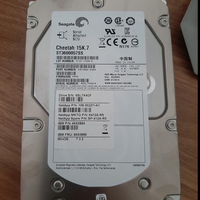 Jual HARDISK SEAGATE CHEETAH ST3600057SS - 600GB 15K SAS 3.5" 6Gb/s ...