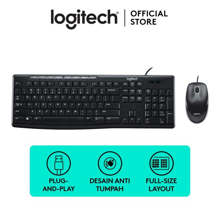 Jual Mouse Keyboard MK-200 Combo MultMedia Original - Garansi Resmi ...