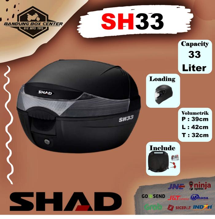 Jual Box Motor Box Touring Shad SH33 Box Shad SH 33 - Box Saja - Kota ...