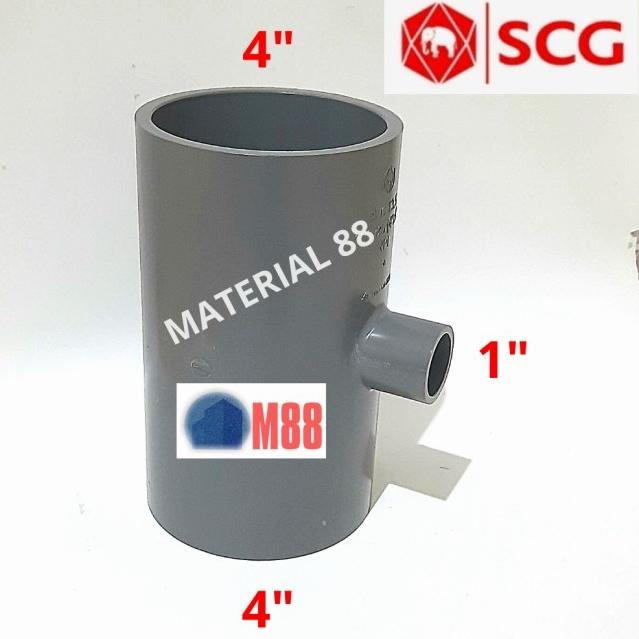 Jual SCG Vlok Tee 4x1 inch AW Reducer PVC 4×1 4 × x 1 Te T - Kab. Bogor ...