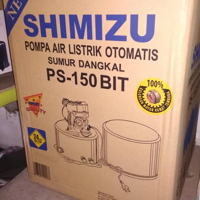 Jual shimizu ps 150 bit pompa air listrik otomatis sumur dangkal - Kota Tangerang - PD.Cemerlang ...