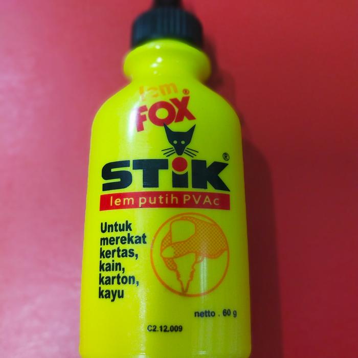 Jual Lem Putih PV AC merk FOX STIK Isi 60 gr - Jakarta Utara ...