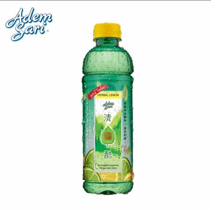 Jual Adem Sari Chingku Sparkling Lemon / Herbal Tea / Air Sejuk Botol ...