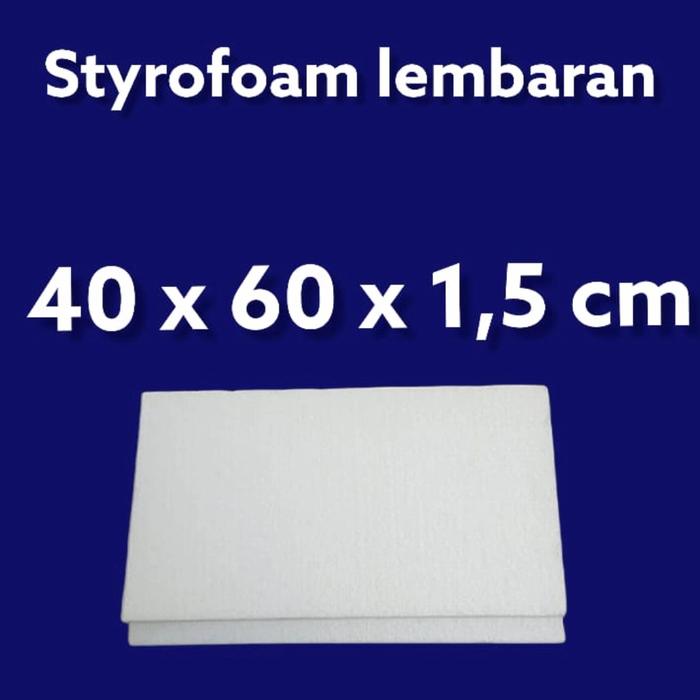 Jual styrofoam lembaran medium ukuran 40 x 60 x 1,5cm - Jakarta Utara ...