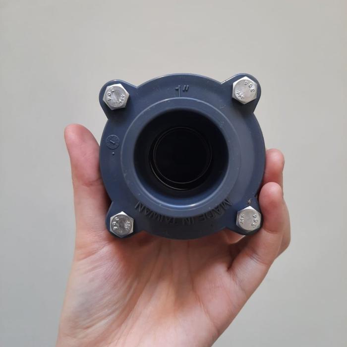 Jual Per Spring Check Valve PVC 1" inch dim KDJ Peer Pir Tusen klep ...