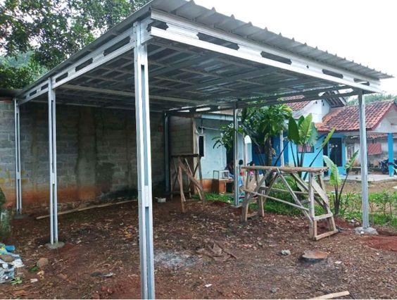 Jual KANOPI RANGKA BAJA ATAP SEPANDEK MINIMALIS - Kota Bekasi - PAGAR ...