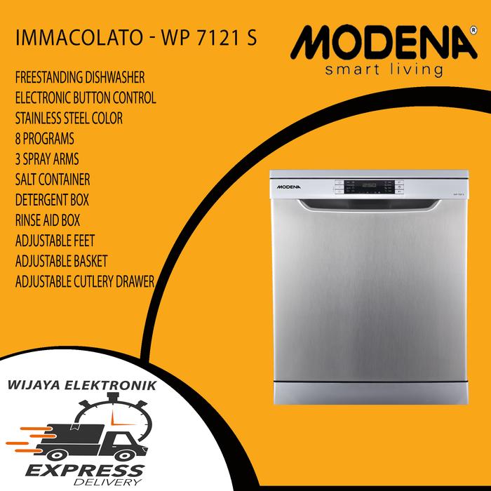 Promo DISWASHER MODENA WP7121S / MESIN PENCUCI PIRING / MODENA WP7121S ...