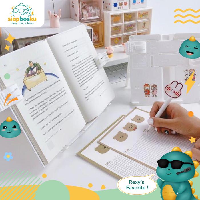 Jual Book Stand / Penyangga Buku Dan Tablet Sebagai Alat Bantu Membaca ...