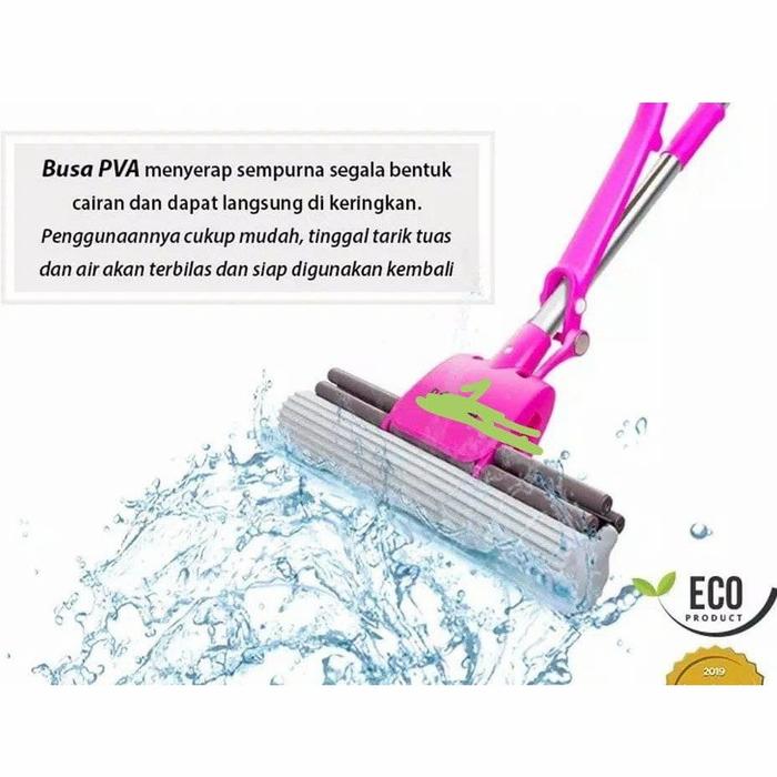 Jual Alat Pel Lantai Pel Tarik Busa Super Mop - Kota Tangerang ...