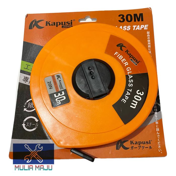 Jual Meteran roll 30meter kapusi / meteran bulat 30meter kapusi ...