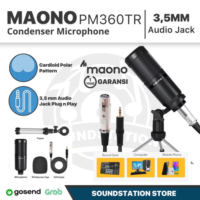Jual MAONO AU-PM360TR CONDENSER MICROPHONE GARANSI - Kota Tangerang Selatan - SoundStation Store ...