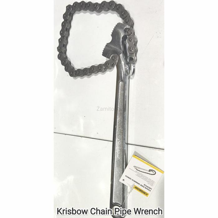 Jual Kunci Rantai Pipa/Filter Oli/ Chain Pipe Wrench Krisbow - Kab ...
