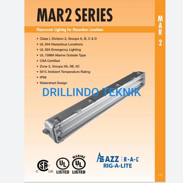 Jual Fluorescent Lighting RIG-A-LITE MAR2 800-4-UL ( MAR800 / MAR 800 ) - Jakarta Utara ...