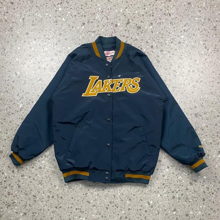 Jual JAKET VARSITY BASEBALL BASKET LAKERS NEWYORK JAKET BOMBER PRIA ...